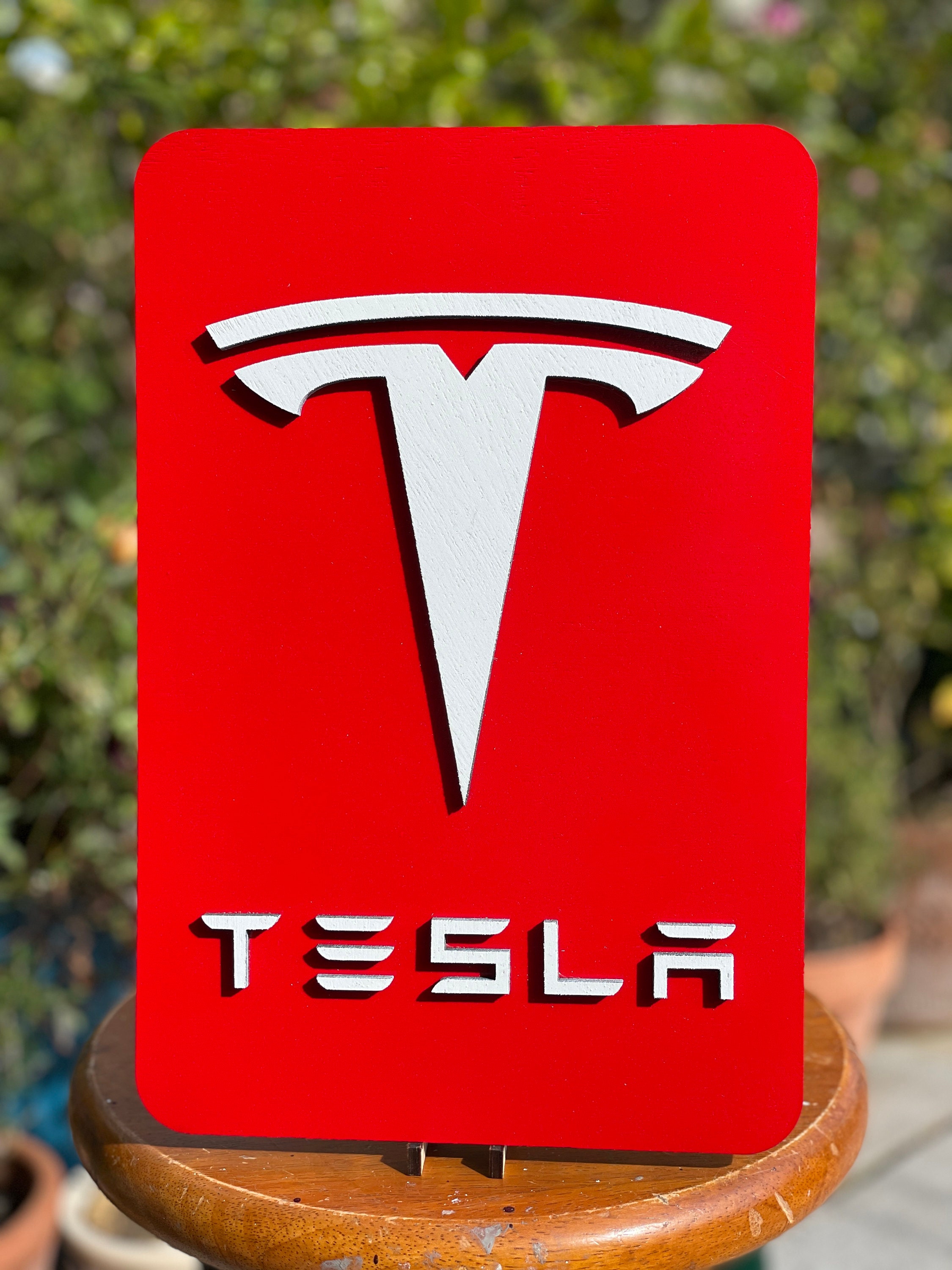 Tesla Sign - Etsy