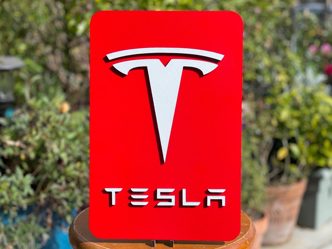 Tesla Sign - Etsy
