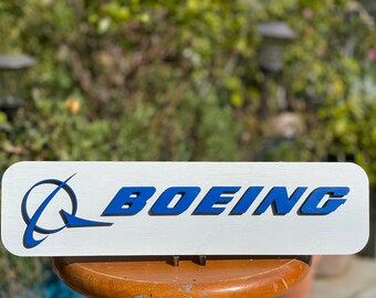 Boeing Airplane Sign - Etsy
