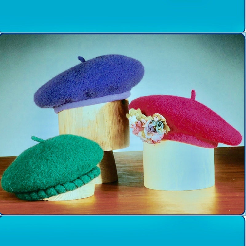 Felt Beret - Etsy