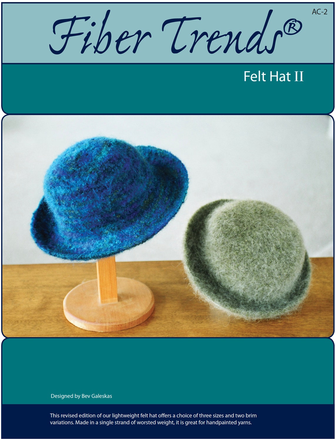 Felt Hat II ~ Knitting Pattern ~ PDF Download - Etsy
