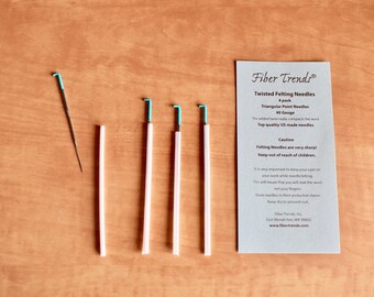 36 Gauge Triangular Felting Needles. A Semi-course Needle Used for ...