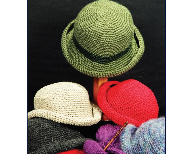 Crocheted Crusher Hat ~ Crochet Pattern ~ PDF Download - Etsy