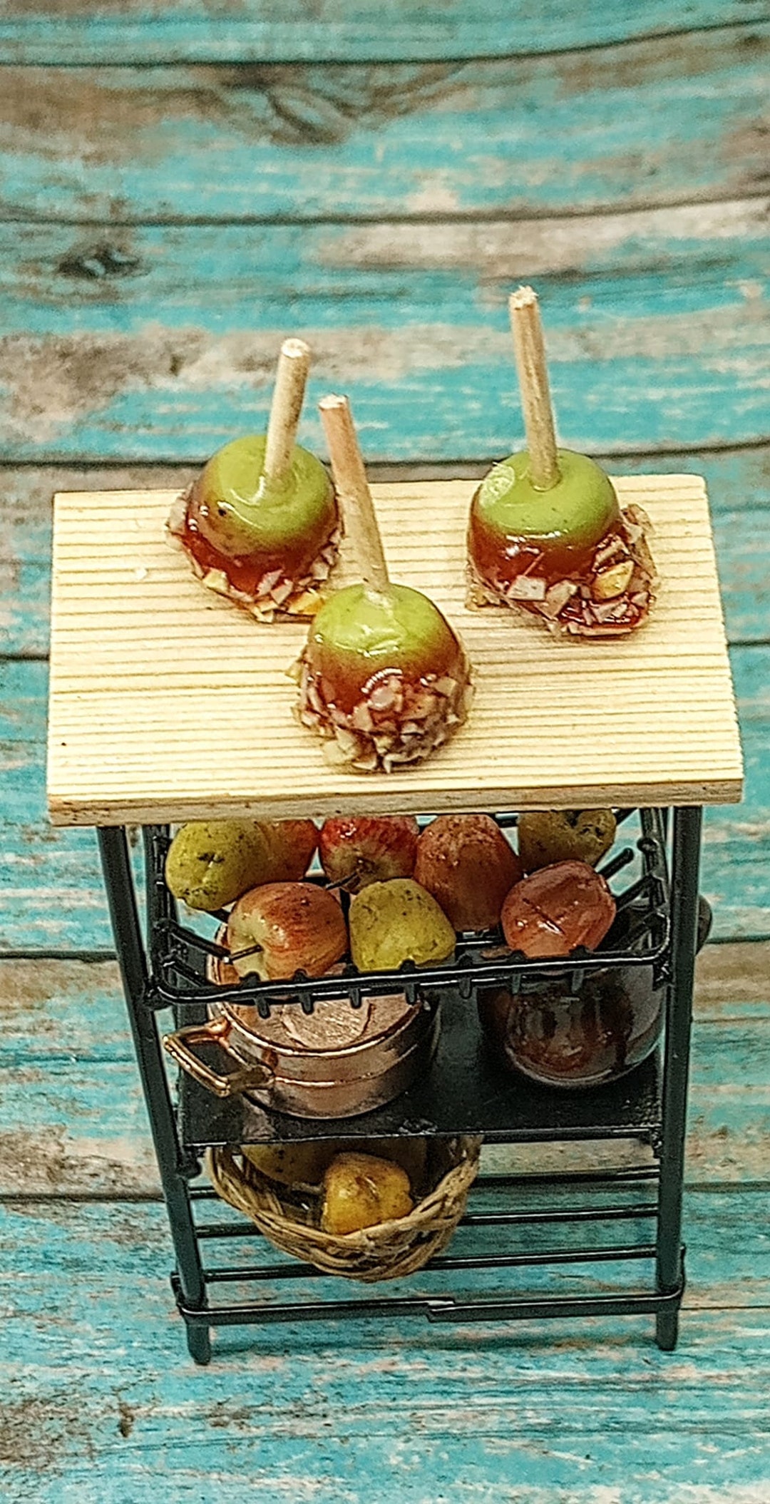 Miniature Apples. Candy Apples, Caramel Apples, Miniature Food, Mini ...