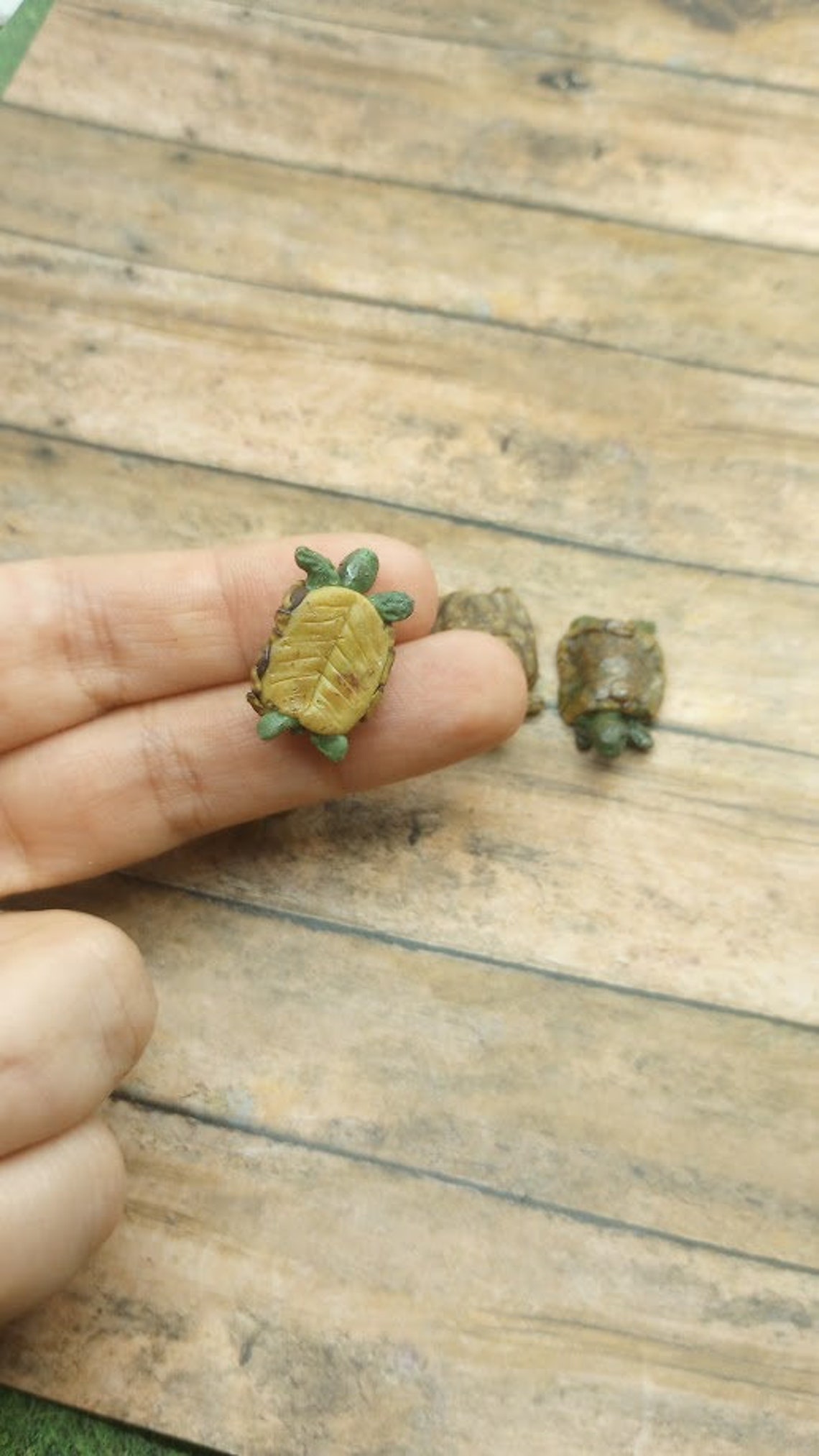 Miniature Turtles, Dollhouse Miniatures, Realistic Animals, Tiny ...