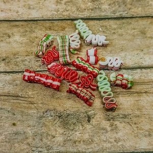 1:12 Scale Miniature Ribbon Candy, Christmas Mix, Miniatures, Dollhouse ...
