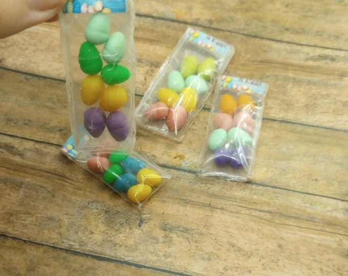 Miniature Easter Eggs, Easter Egg Packs, 1:12 Scale, Tiny Things ...
