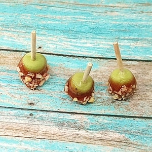 Miniature Apples. Candy Apples, Caramel Apples, Miniature Food, Mini ...