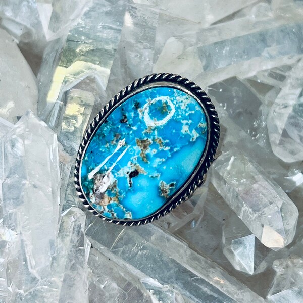 Genuine Turquoise Ring - Etsy