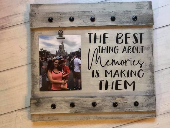Making Memories Photo Holder Photo Clip Wooden Photo Frame | Etsy