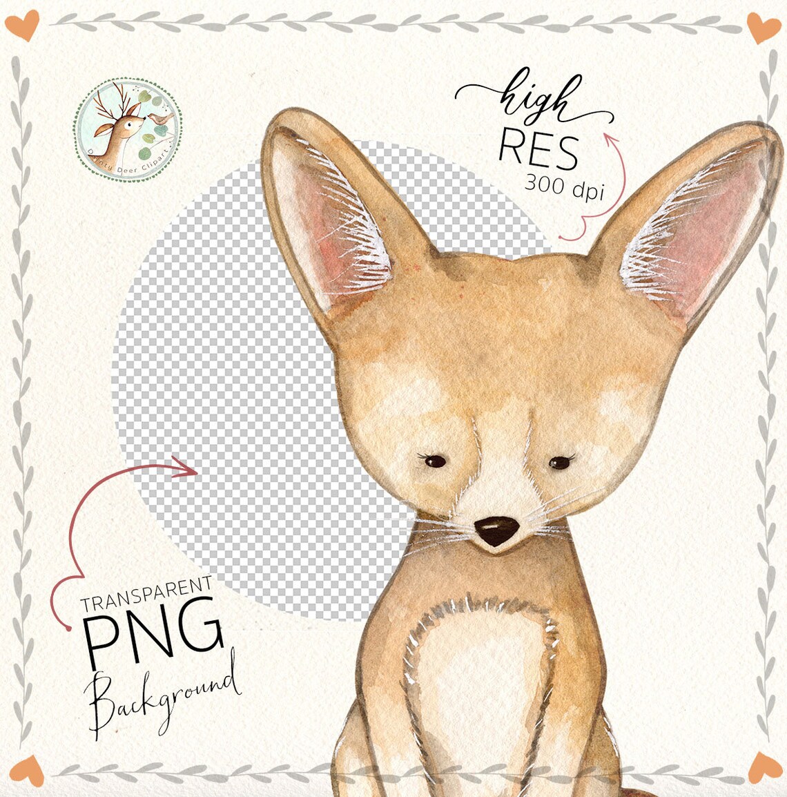 Watercolor Desert Clipart Watercolor Desert Animals Clip Art - Etsy