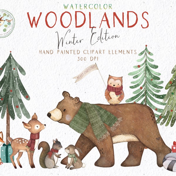 Woodland Christmas - Etsy