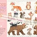 Woodland Animals Clipart, Woodland Clip Art, Watercolor Woodland ...