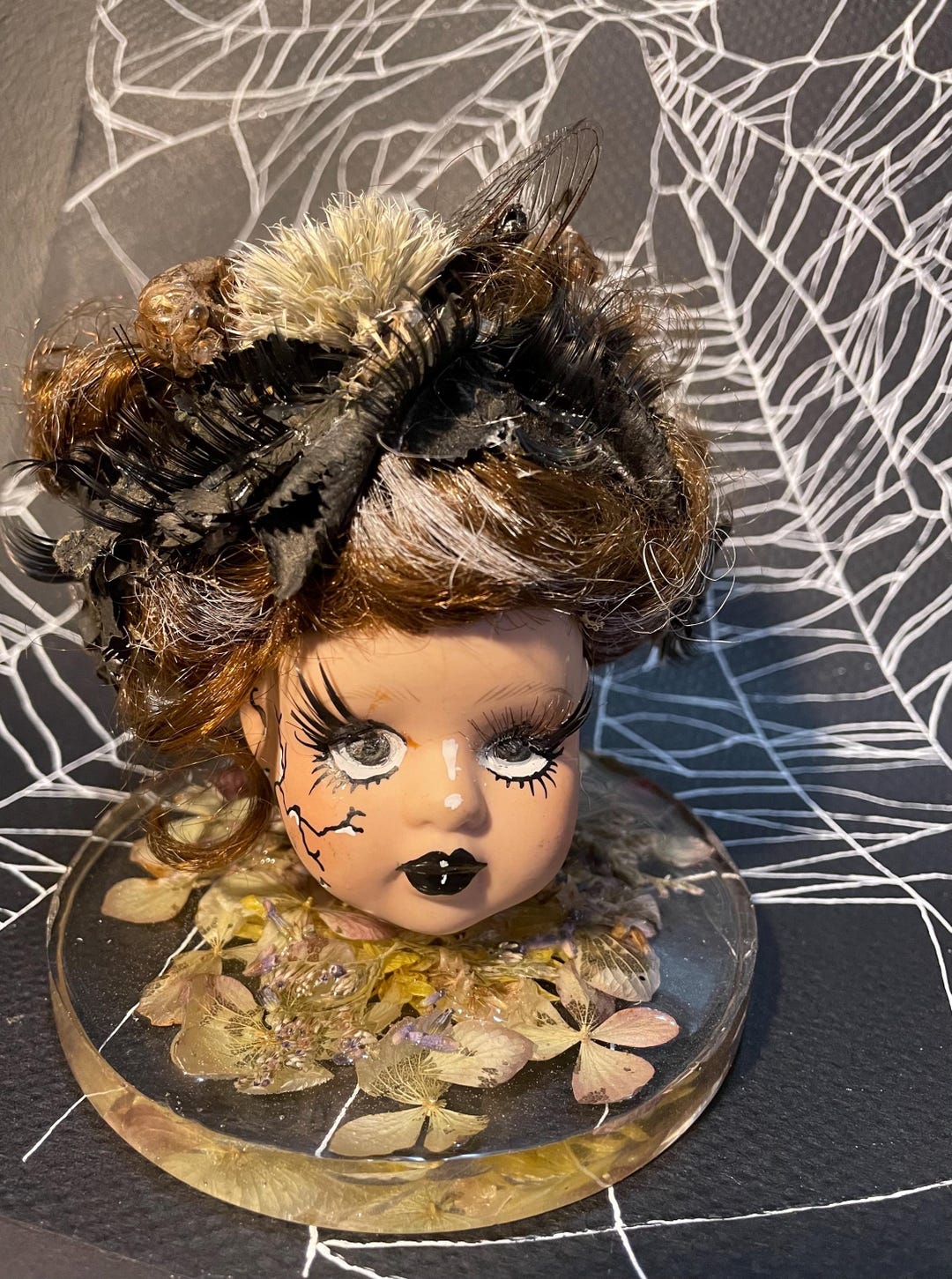 Doll Head Paper Weight - Etsy