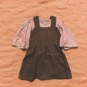 Kids Apron Dress Pattern for Girls Easy Kids sewing PDF | Etsy