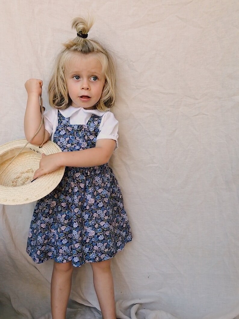 Kids Apron Dress Pattern for Girls Easy Kids sewing PDF | Etsy