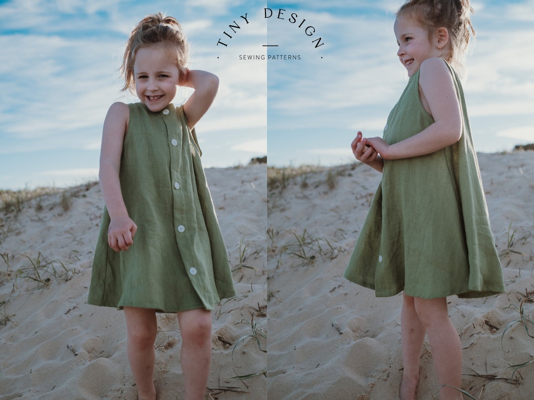 EASY FUN Dress PDF Sewing Pattern / Smock Dress / Newborn to 12 Years ...