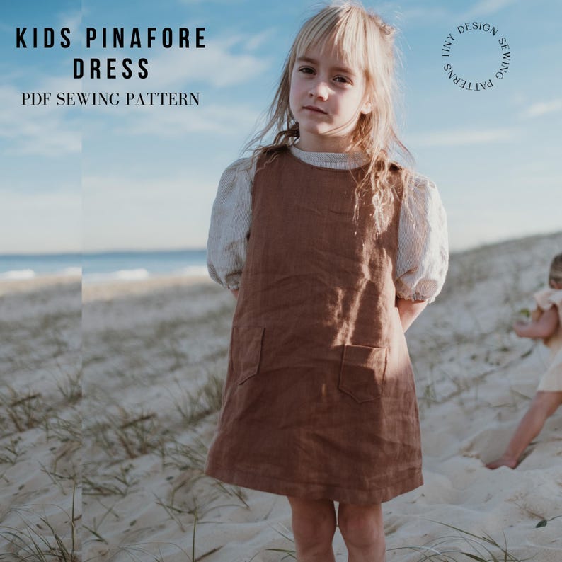 Girls Pinafore Dress Sewing Pattern: Beginner-friendly (PDF) - Etsy