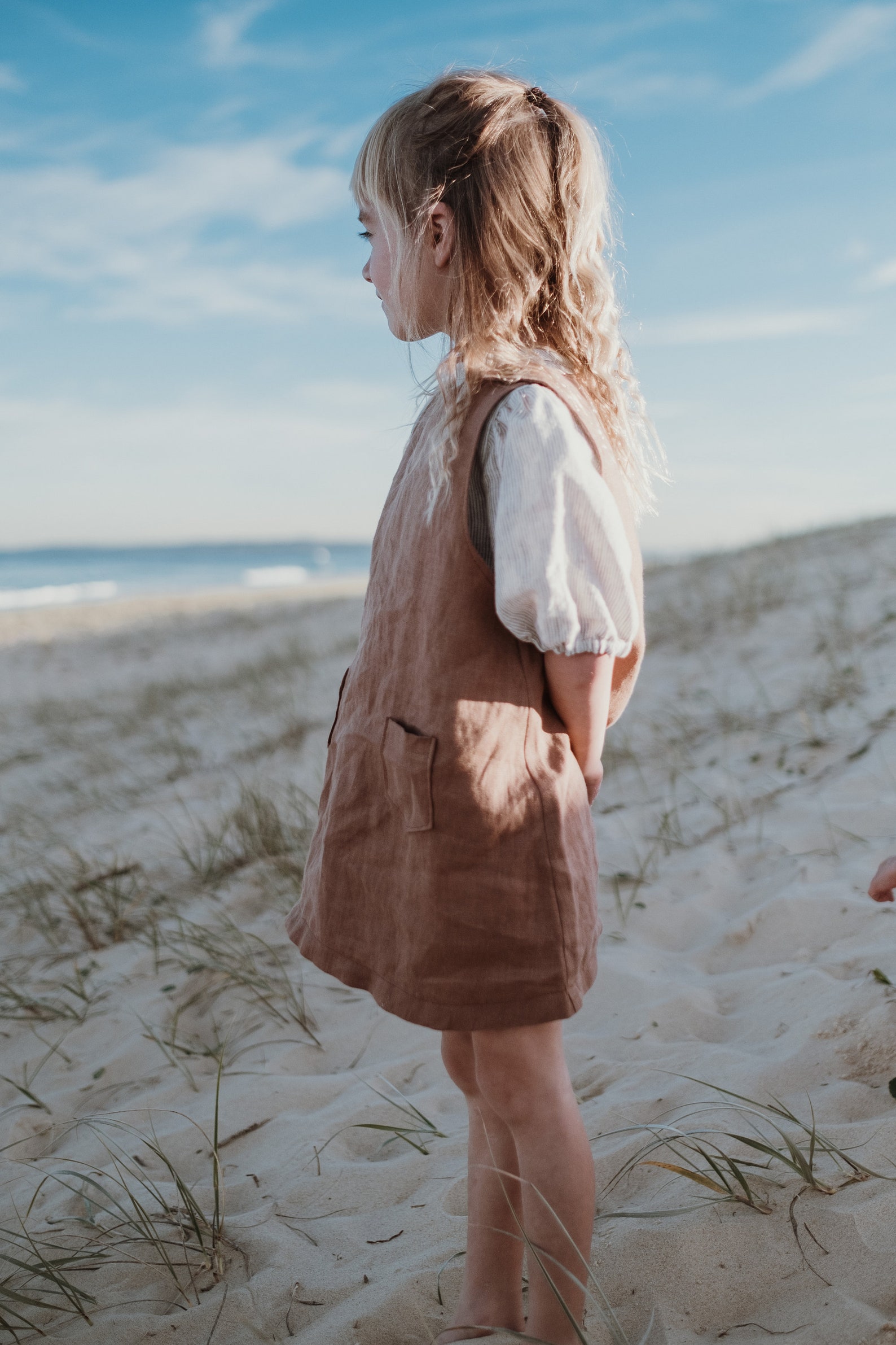 Pinafore Dress Pattern for Girls Linen Dress PDF Sewing | Etsy