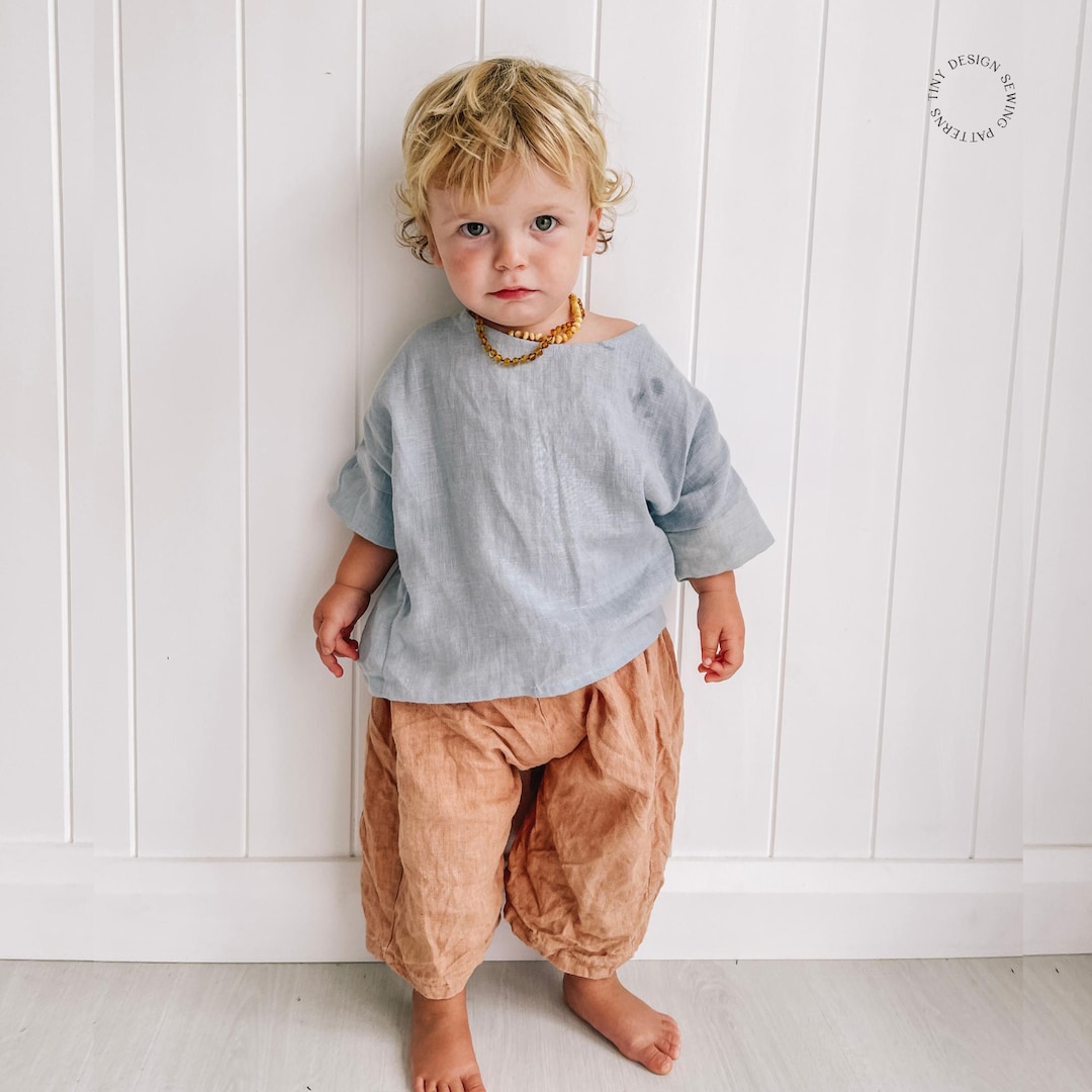 Kids Sewing Pattern | Toddler Pattern PDF | Baby Shirt Pattern ...