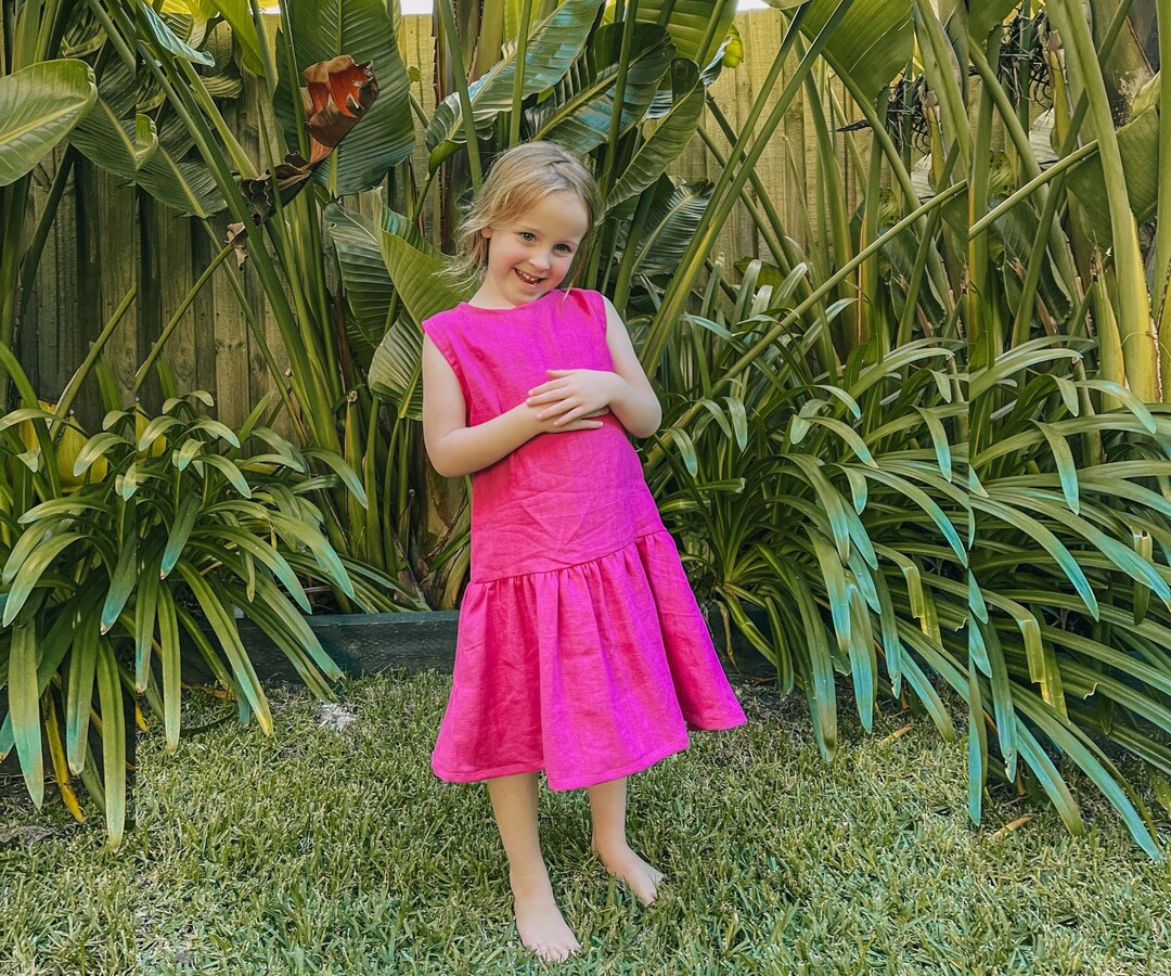 Girls Dress PDF Sewing Pattern | Baby and Toddler Dress Pattern | Linen ...