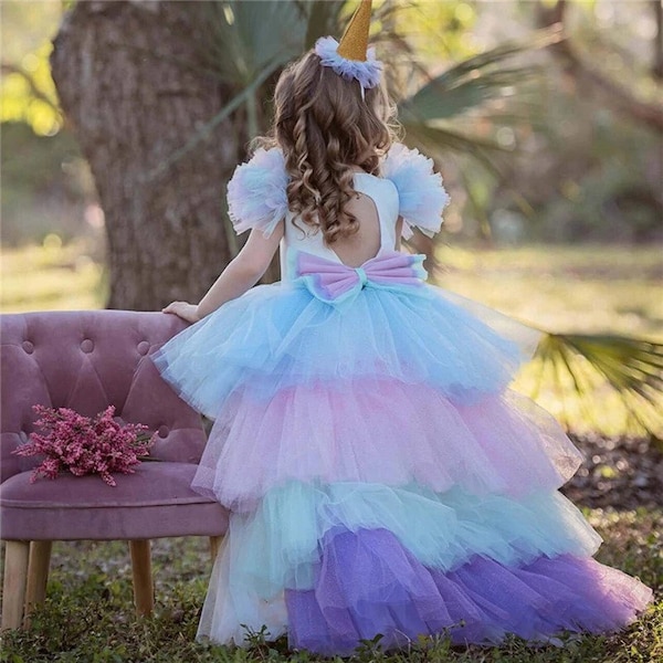 Girls Unicorn Dress - Etsy