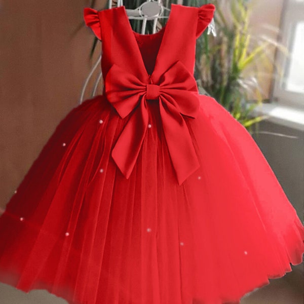 Red Baby Dress - Etsy