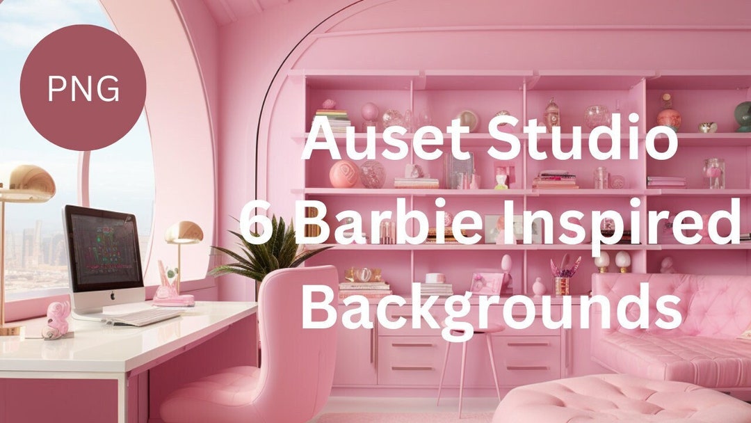 Barbie Dreamland: Glamorous Virtual Backgrounds - Digital Downloads for ...