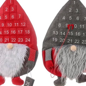 Gnome Advent Calendar//christmas Countdown//calendar//christmas Gnome ...
