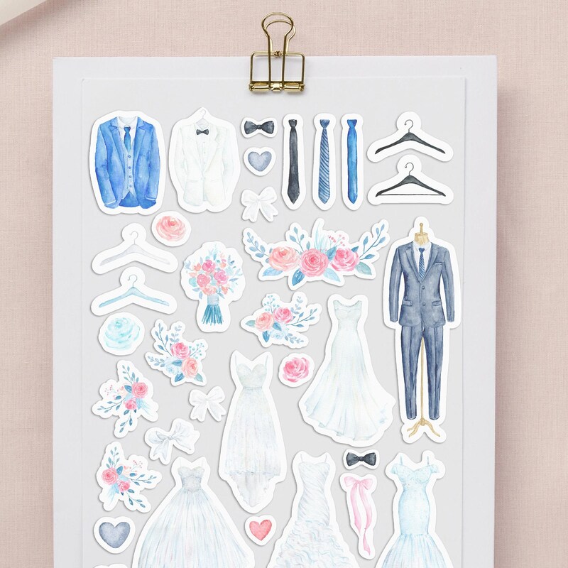 Dress Stickers - Etsy
