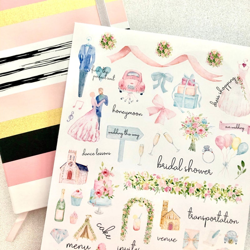 Wedding Stickers - Etsy