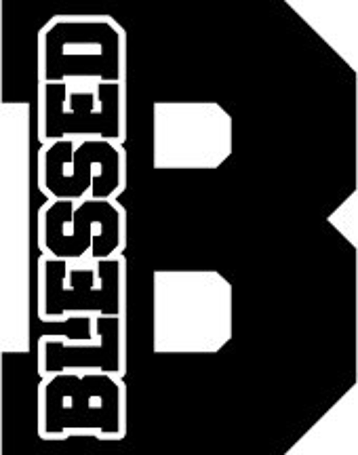 Custom Monogram Letter Decal_personalized Vinyl Sticker_initial Name ...