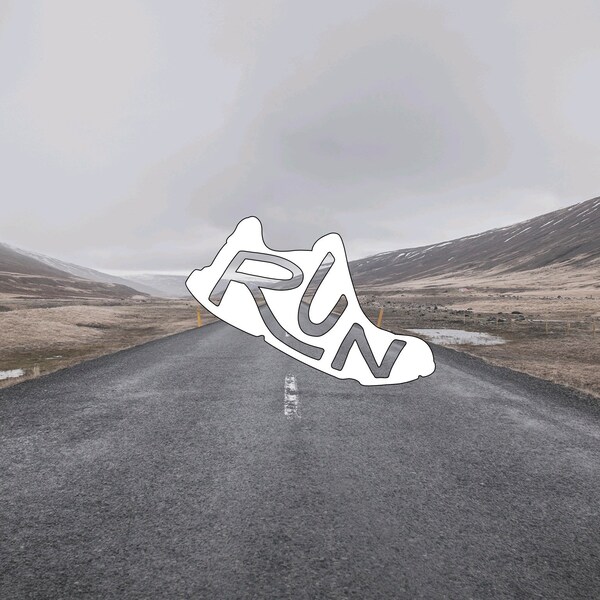 Running Decal - Etsy