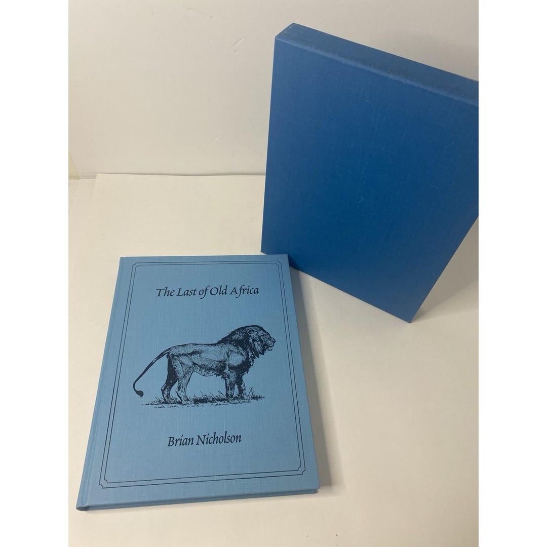 The Last of Old Africa Brian Nicholson 2001 1st Ed Limited Slipcase ...
