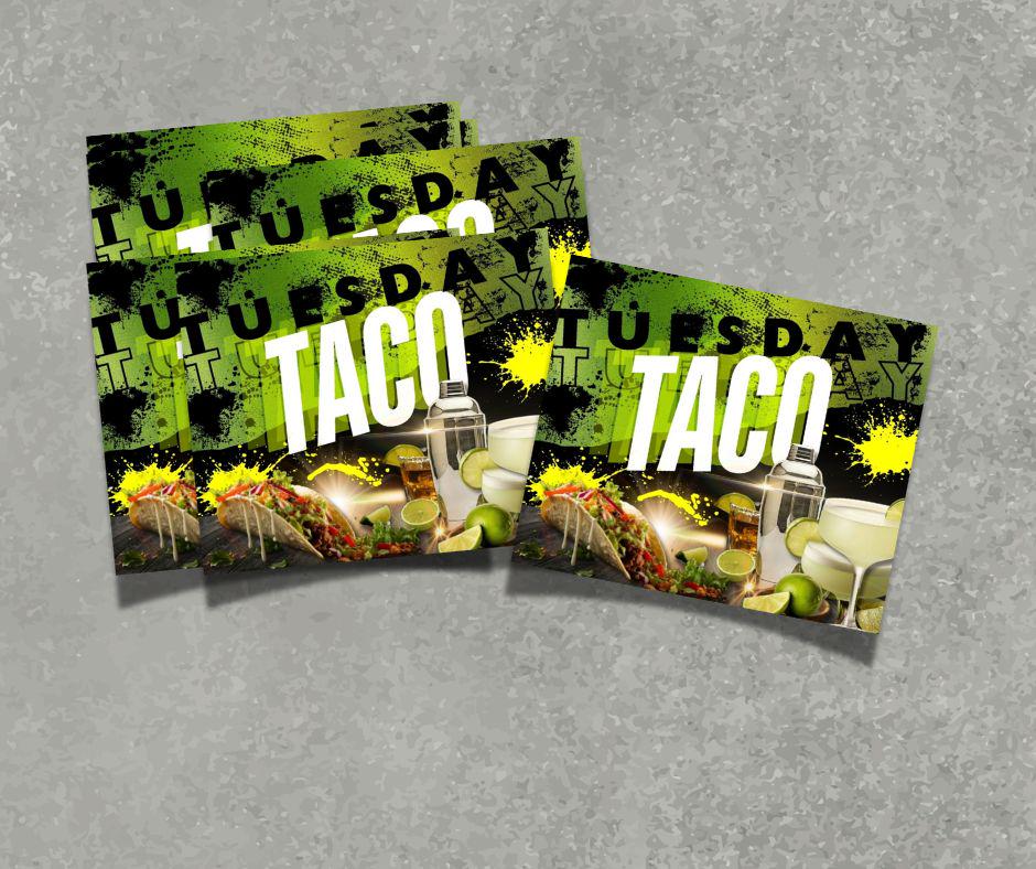 Editable Taco Tuesday Template - Etsy