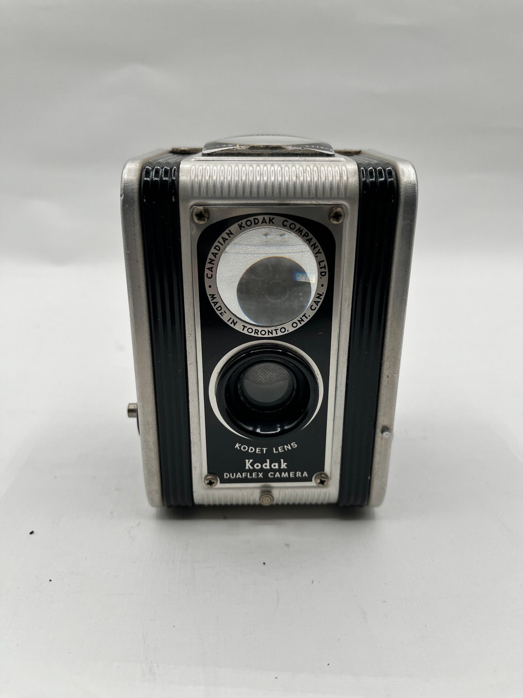 VTG Kodak Original Duaflex Film Camera W/ Kodet Lens & Carry Strap Made ...