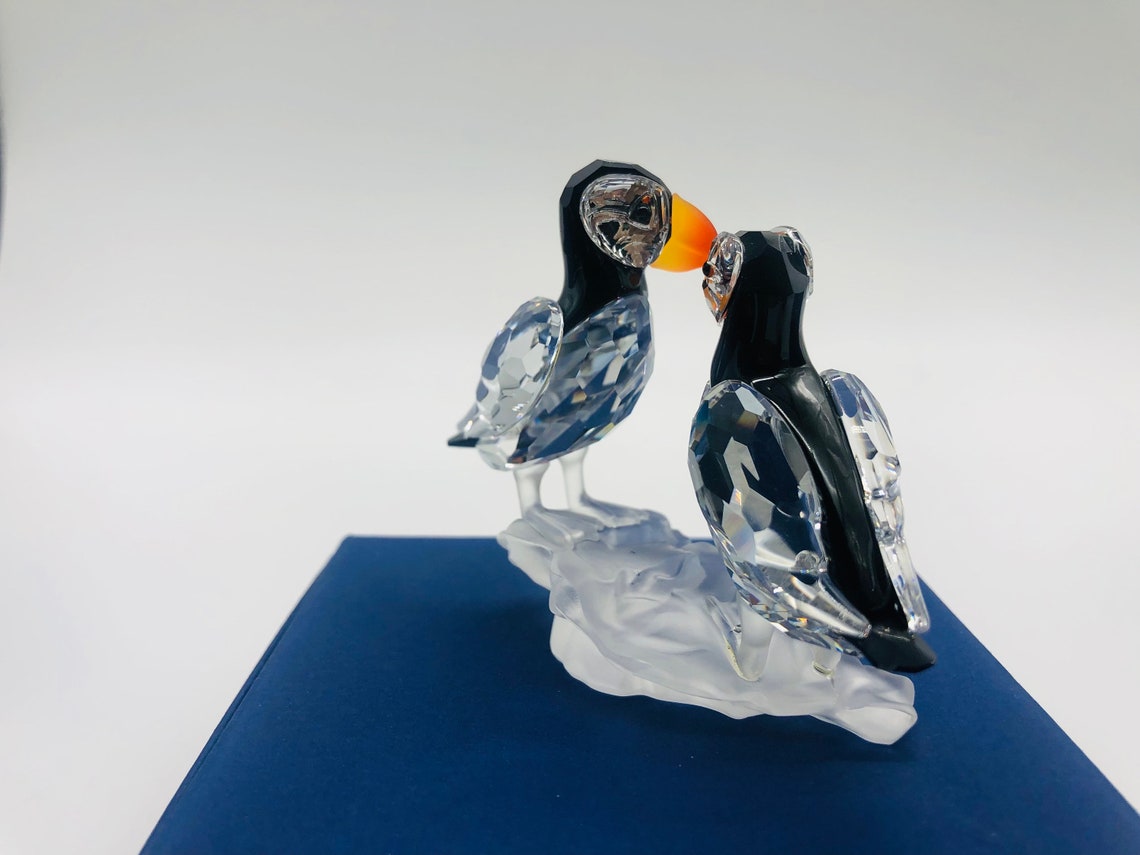 Swarovski Crystal Atlantic Puffins Brand New in Box - Etsy