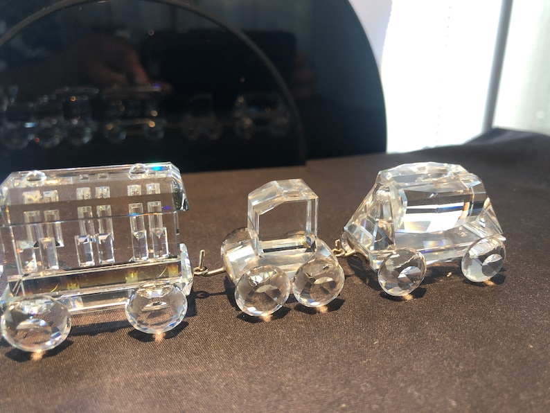 Swarovski Crystal Train Set - Etsy