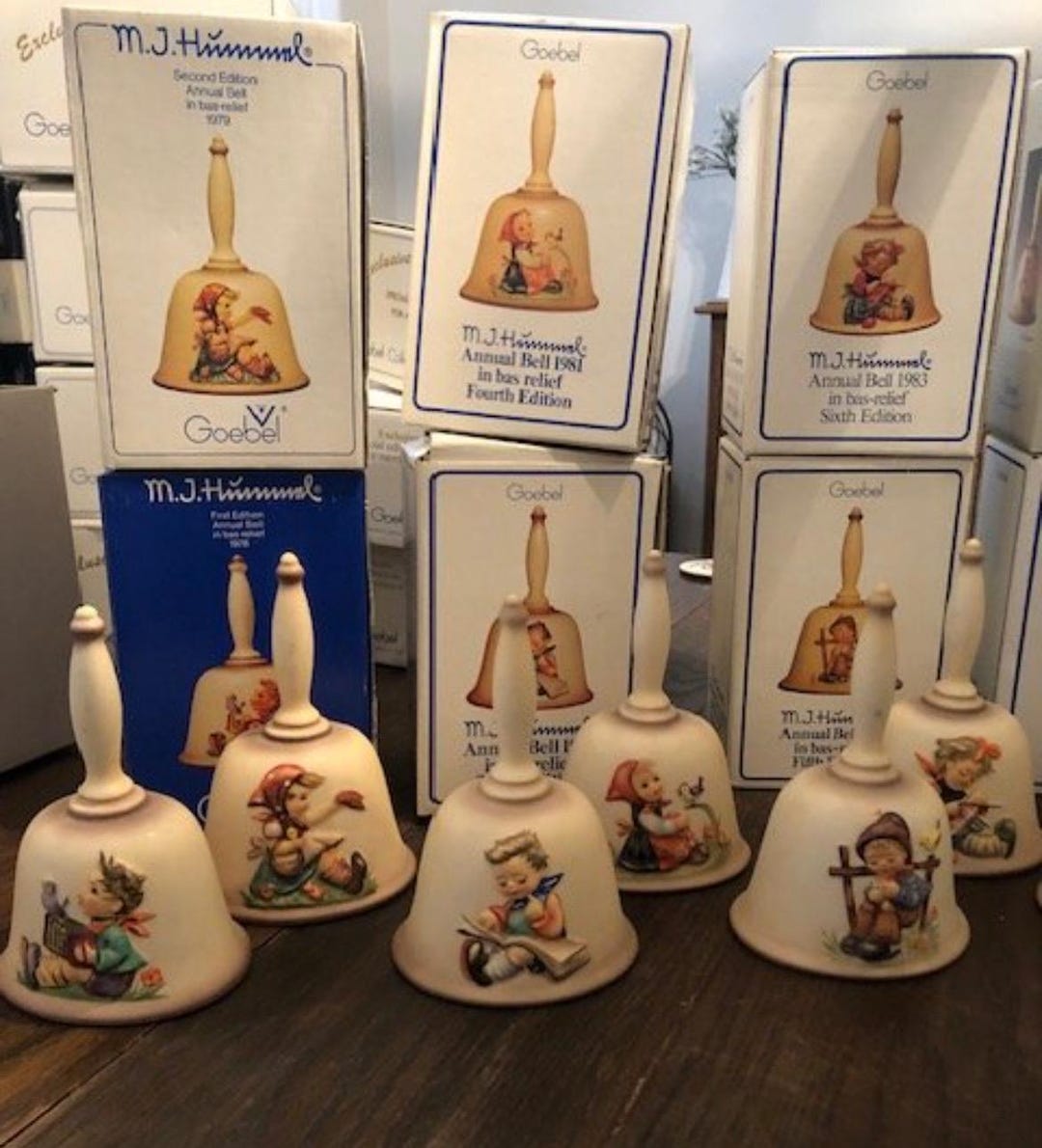 Hummel Bells Set of 11 With Boxes Made in Germany - Etsy
