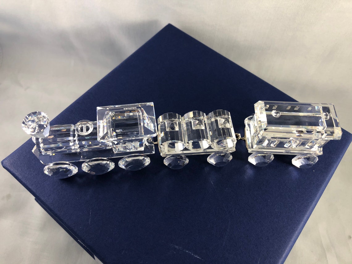 Swarovski Crystal Train Set W/ Boxes and COA - Etsy