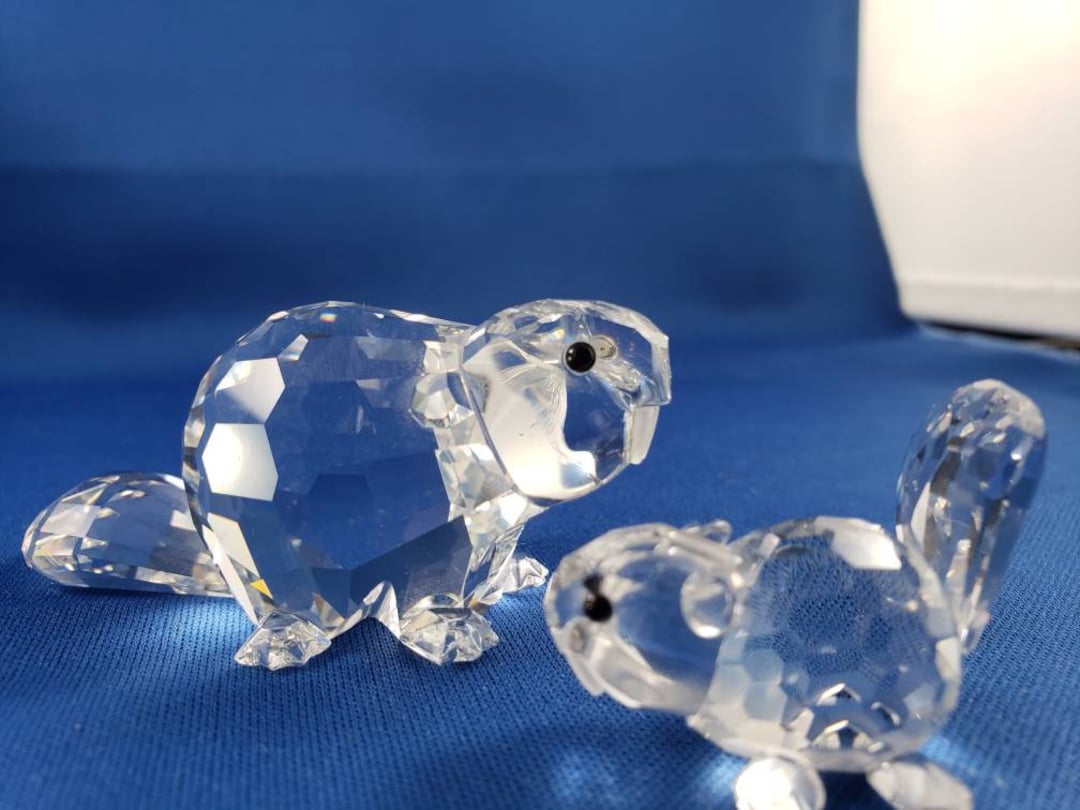 Swarovski Crystal Beaver Mother - Etsy
