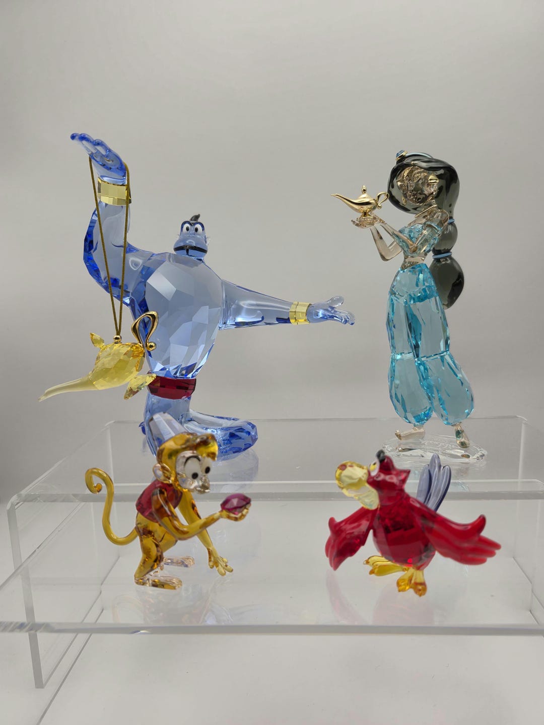 Priced Individually Crystal Aladdin Genie Figurine Decoration, Blue ...