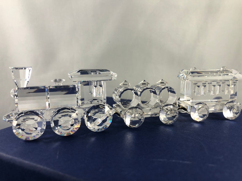 Swarovski Crystal Train Set W/ Boxes and COA - Etsy