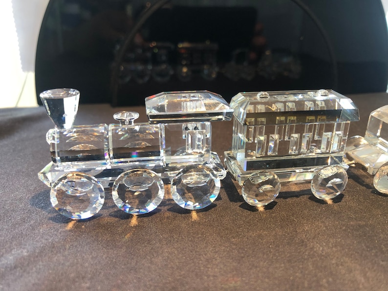 Swarovski Crystal Train Set - Etsy