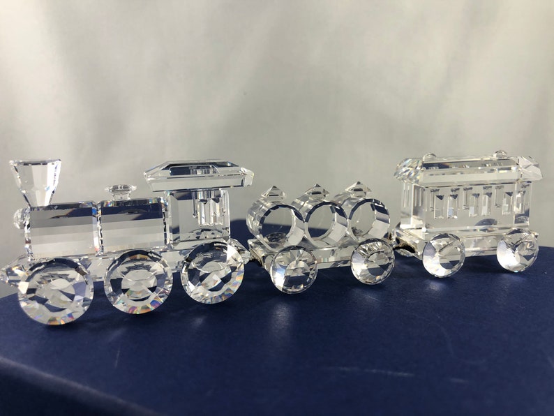 Swarovski Crystal Train Set W/ Boxes and COA - Etsy