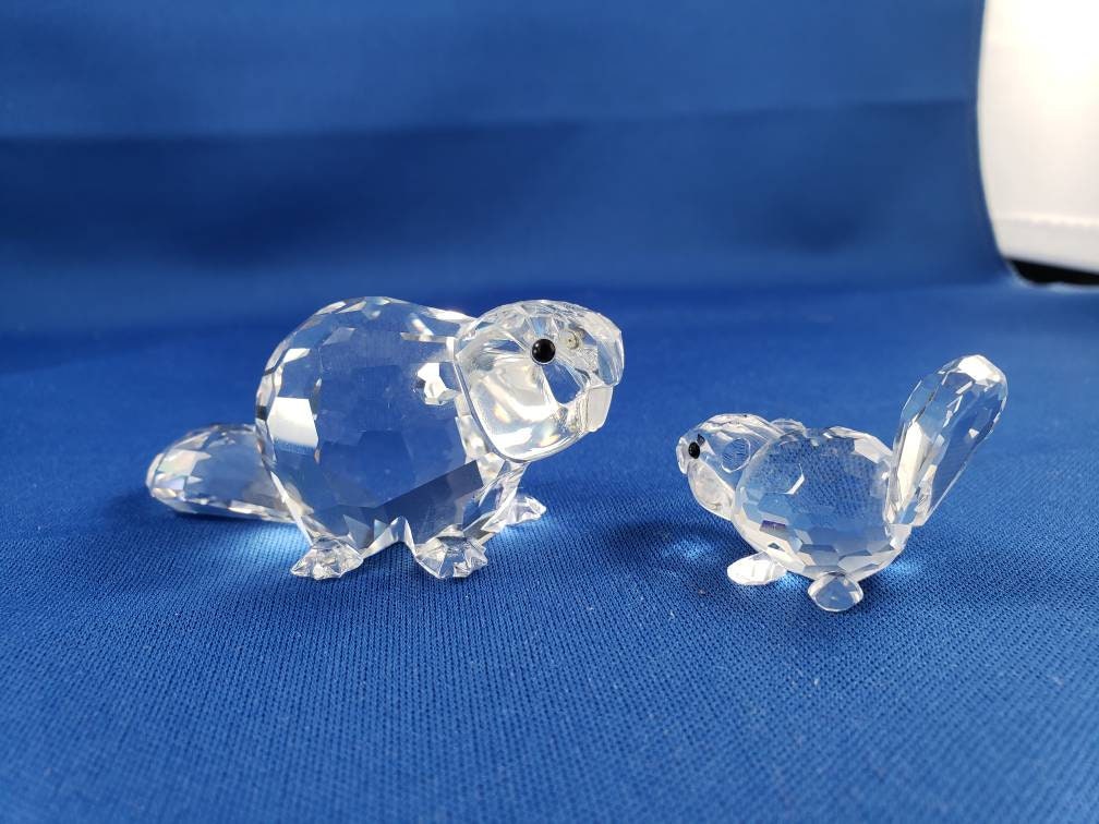 Swarovski Crystal Beaver Mother - Etsy