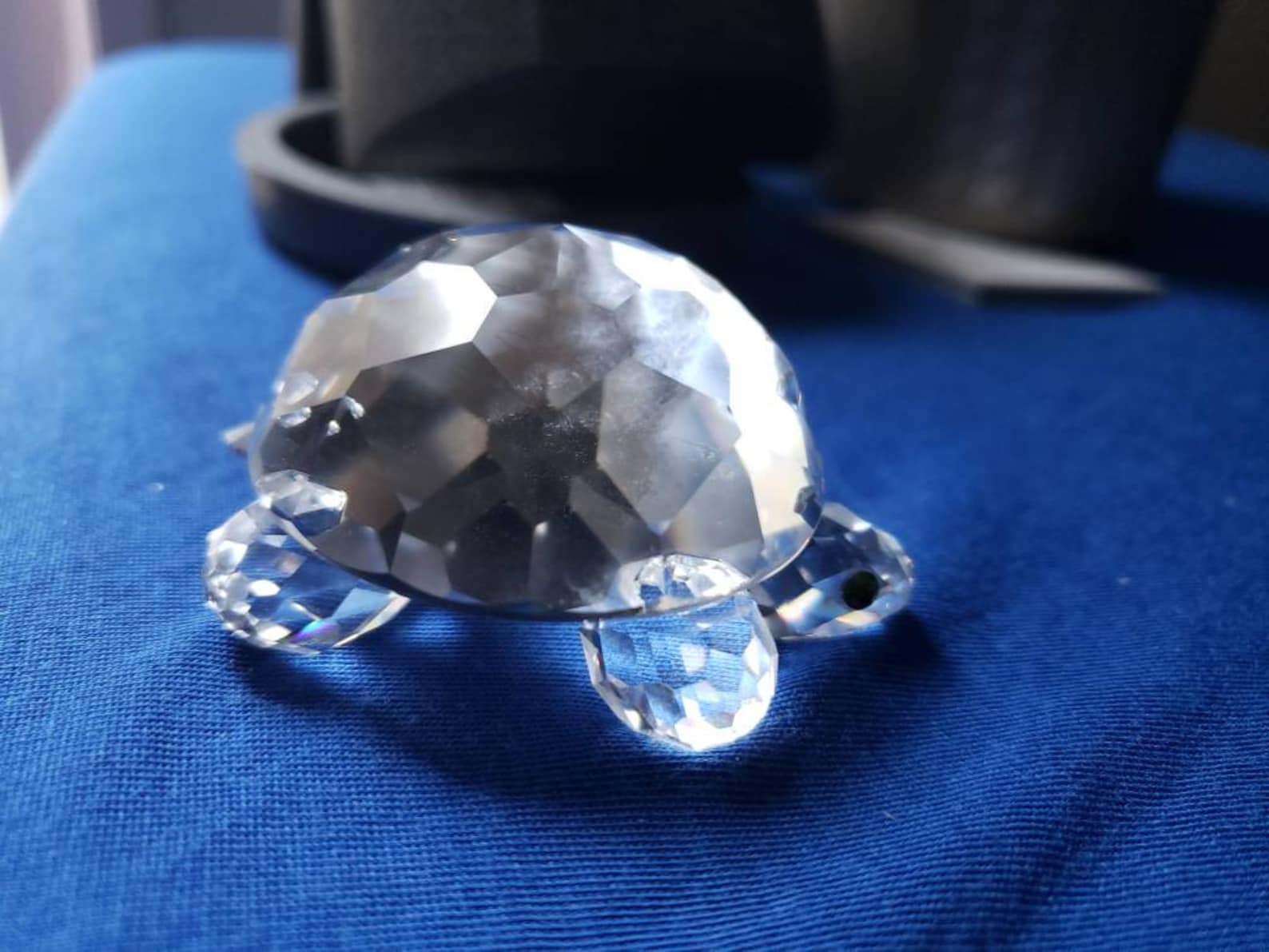 Swarovski Crystal Turtle Figurine With Original Box and COA, Austrian ...