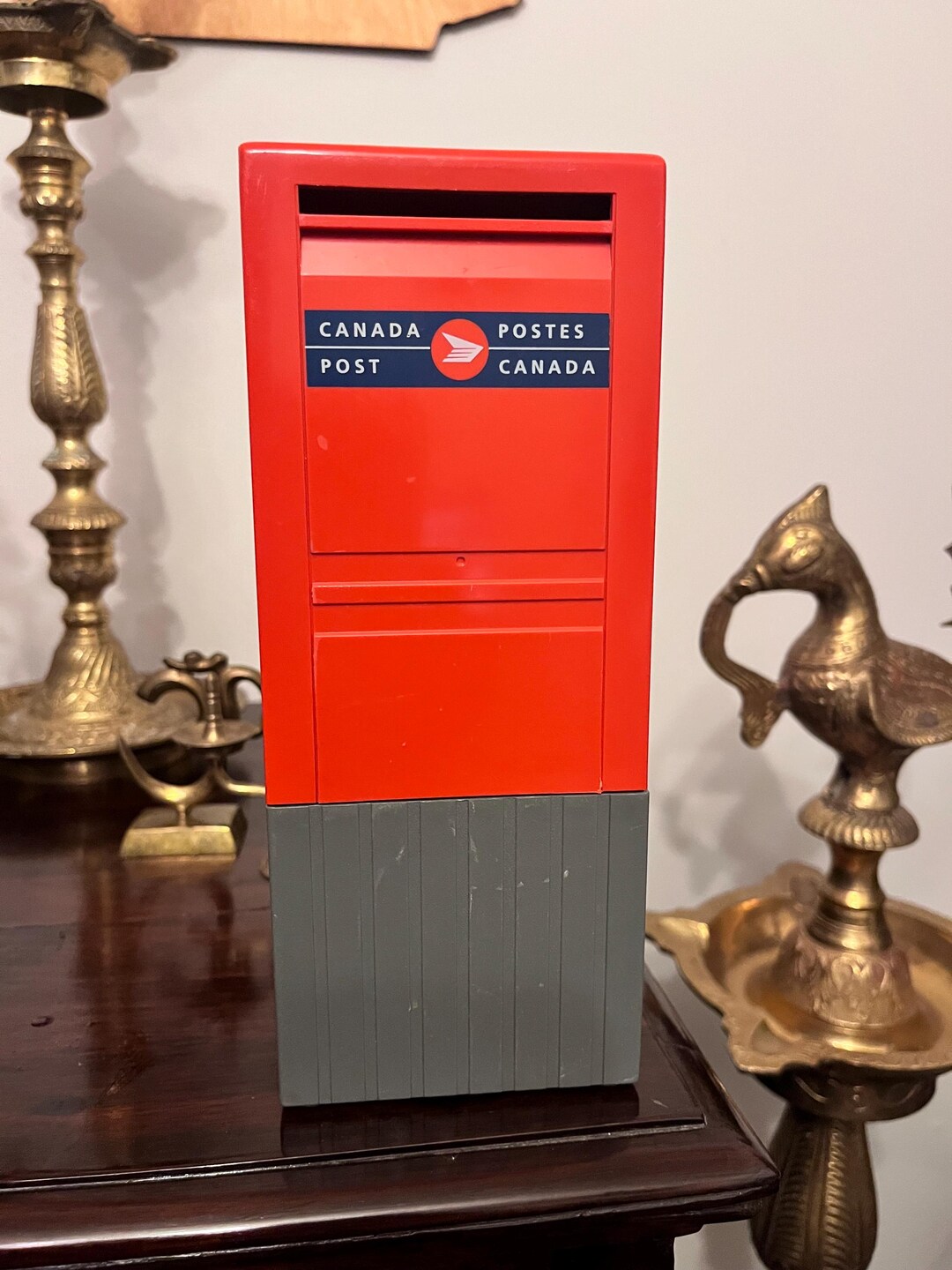 Vintage 1990's Canada Post Iconic Street Corner Mailbox Piggy Savings ...