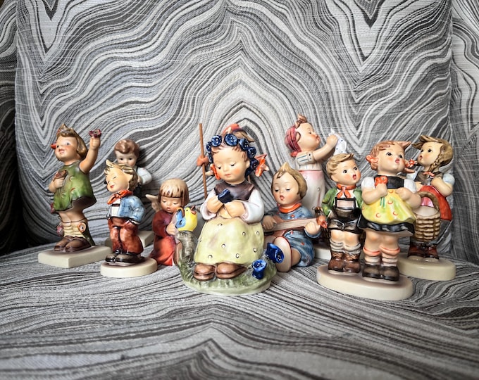 LARGE, Hummel Figurine, Spring Dance, Vintage Figurine, Vintage Hummel ...