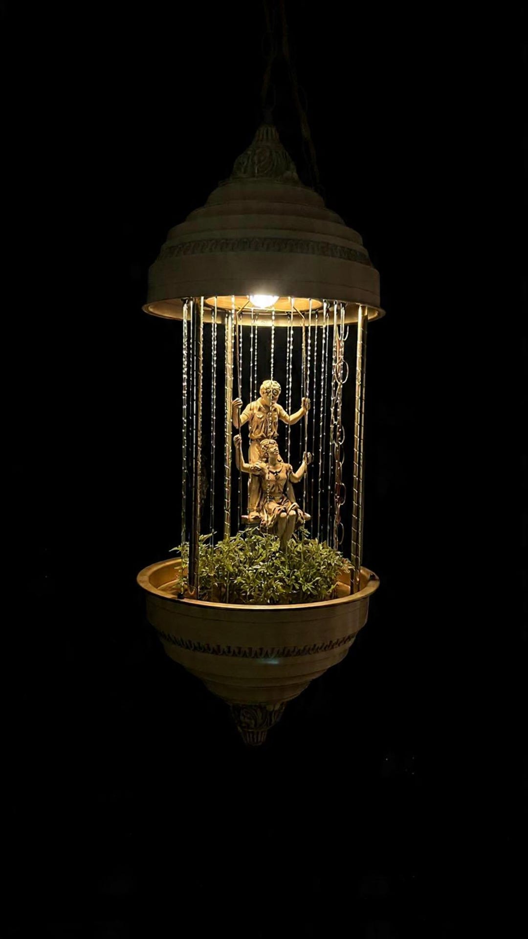 Vintage Oil Rain Lamp:rare Swinging Couple Creators Inc, USA Made - Etsy